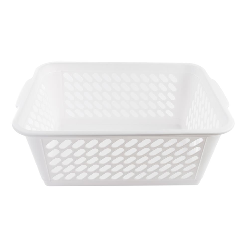 LARGE SQUARE BASKET PIONEER WHITE