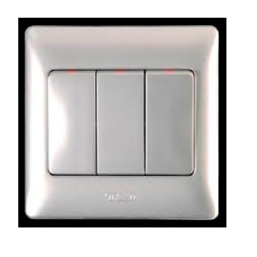 16A 3 GANG 2 WAY SWITCH K273-2-MSL T&J