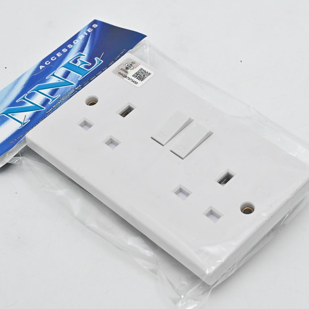 13A 2G FLUSH SWITCH SOCKET OUTLET 826D NNE