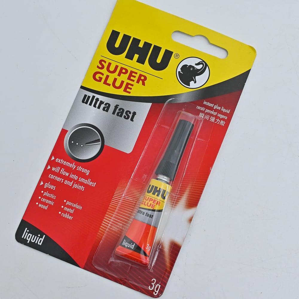 UHU SUPER GLUE ULTRA FAST LIQUID 3G 1 EACH CLEAR