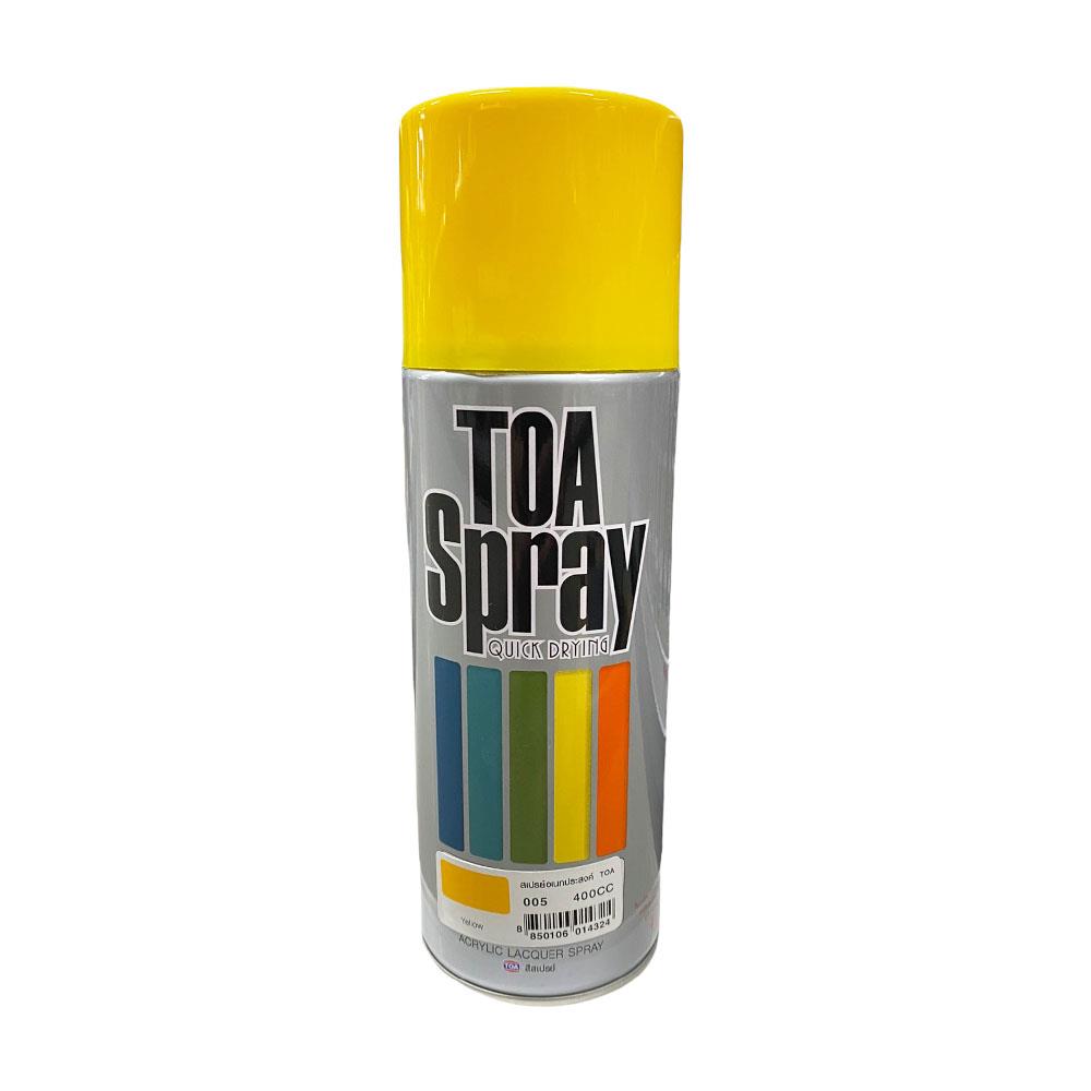 TOA AEROSOL SPRAY PAINT 400CC 005 YELLOW