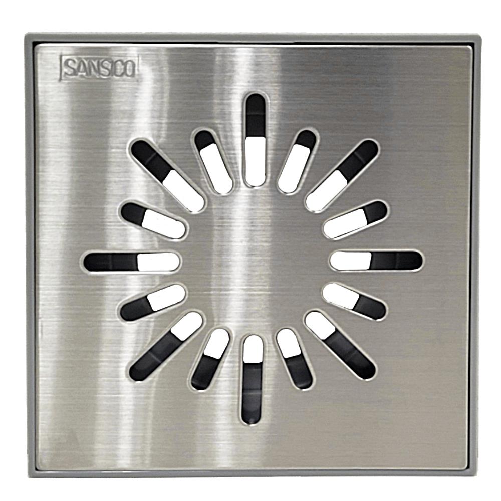SANSICO STAINLESS STEEL GRATING DAISY PLASTIC COLLAR S2DS1R 6"X6"