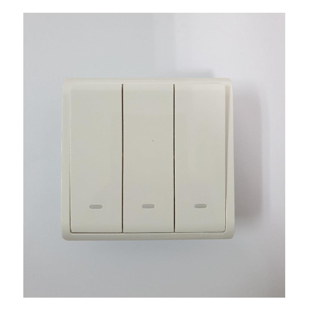 PIENO 3 GANG 1 WAY SWITCH WE SCHNEIDER