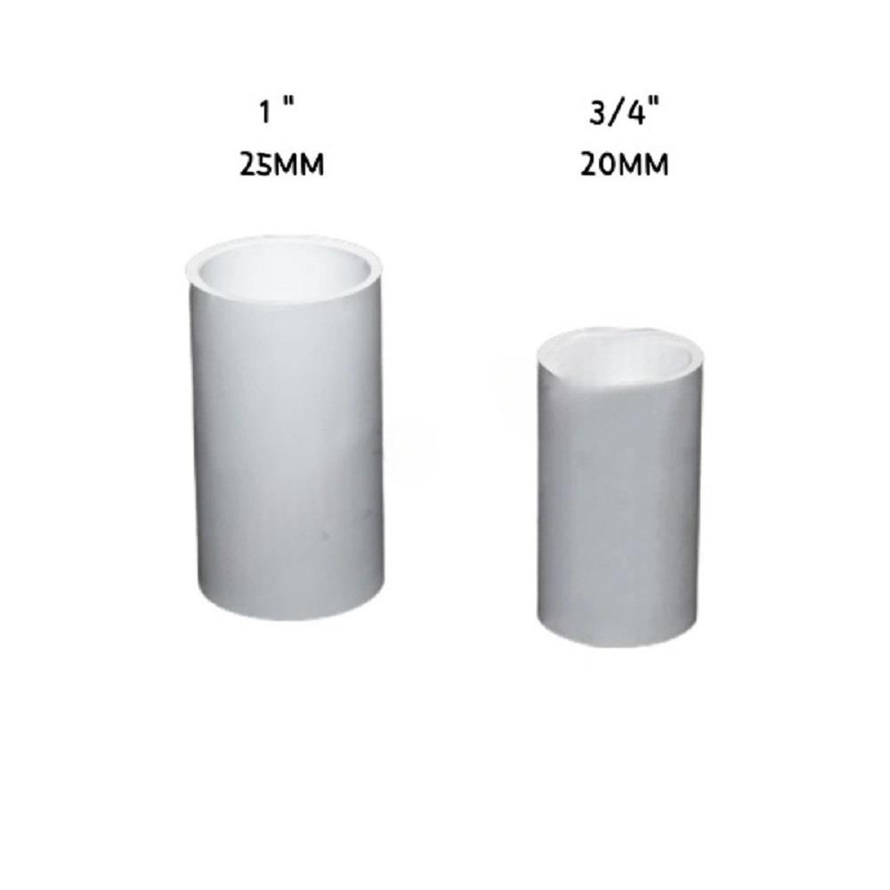 MASTAR SOCKET COUPLING (ABS) 20MM DT WHITE