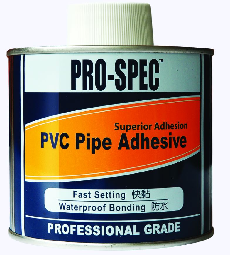 PRO-SPEC PVC PIPE ADHESIVE 500ML CLEAR