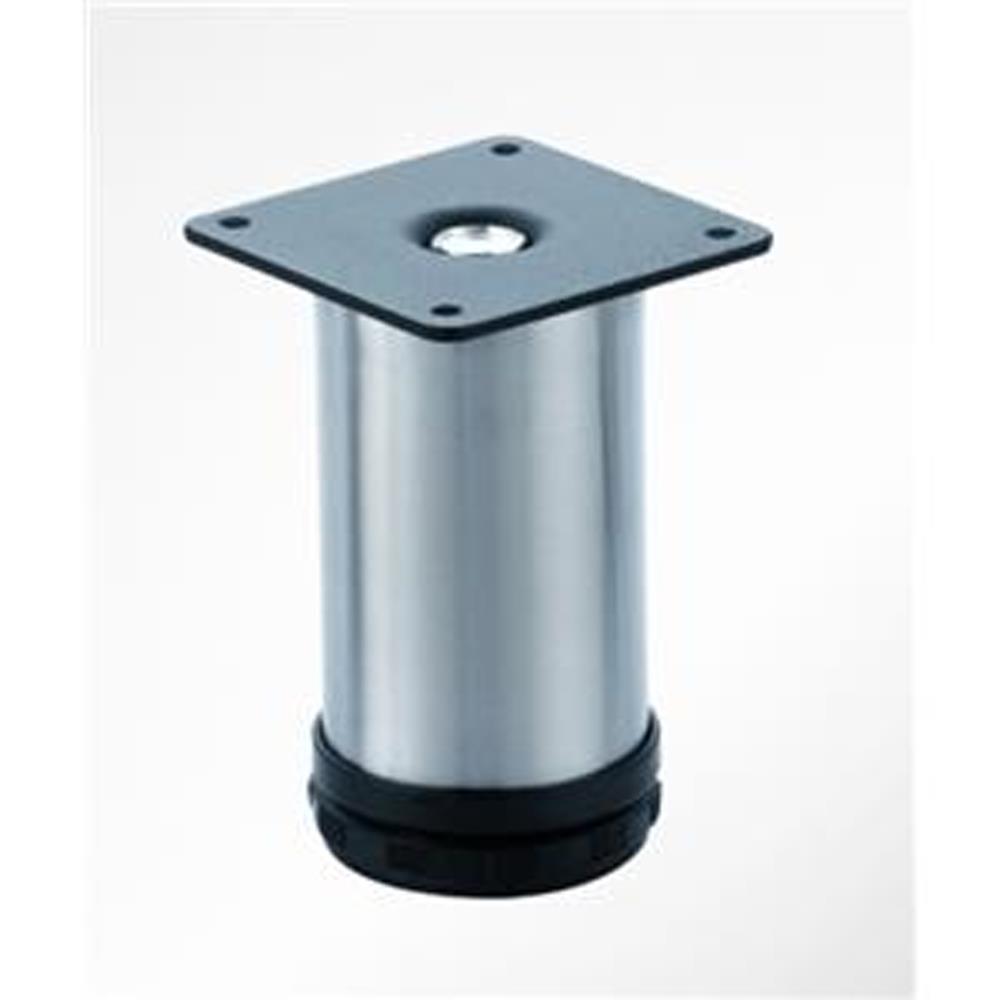 AVIO STAINLESS STEEL ADJUSTABLE FURNITURE LEG PVC GLIDE H100MM D50MM