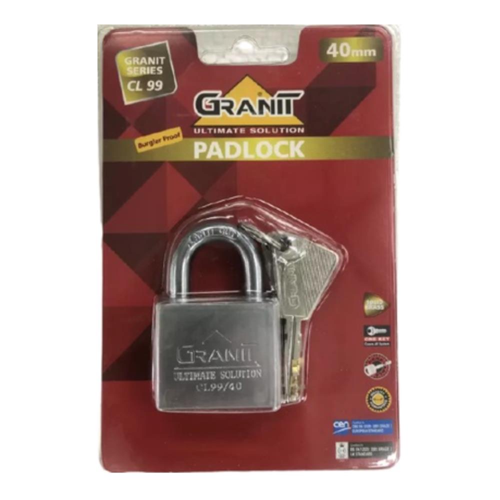 GERE BRASS SINGLE PADLOCK 40MM CL9940