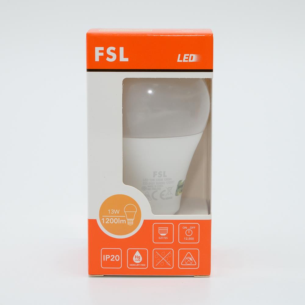 LED BULB 13W E27 WW GLS13W_E27WW FSL
