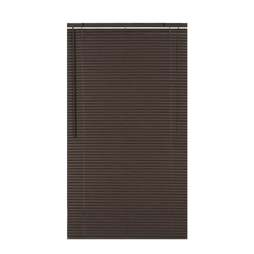 VINYL VENETIAN BLIND HOME LIVING STYLE 90X160CM DARK BROWN