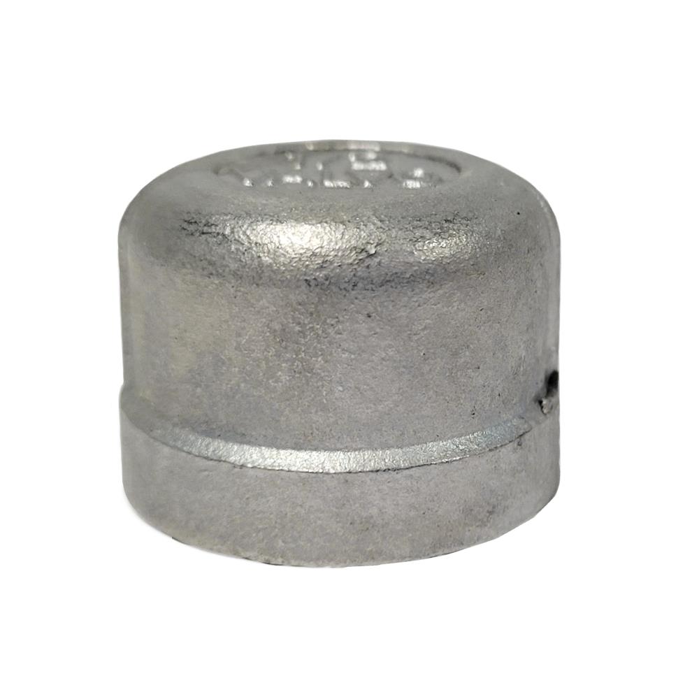 AMAN STAINLESS STEEL ROUND CAP 1/2" VIP - SRC - 1/2"