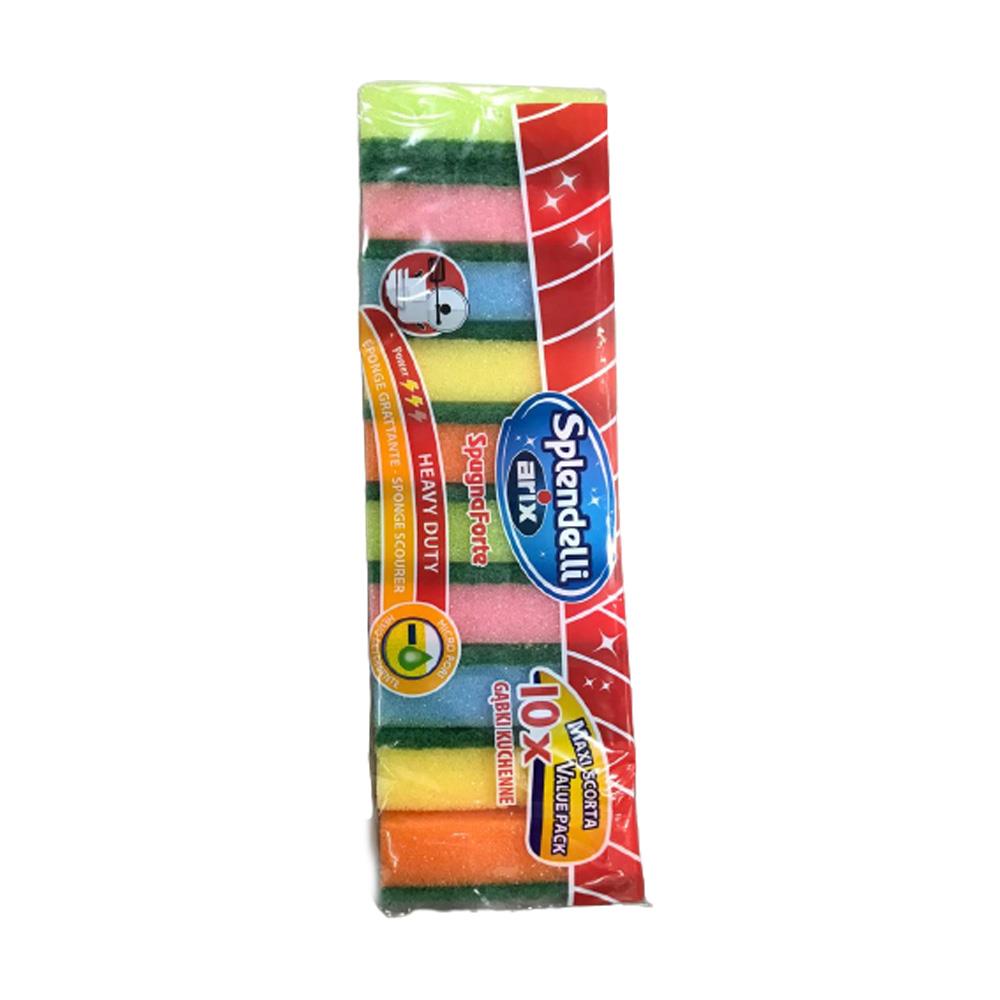 ARIX KITCHEN SCOURING SPONGE 10PCS