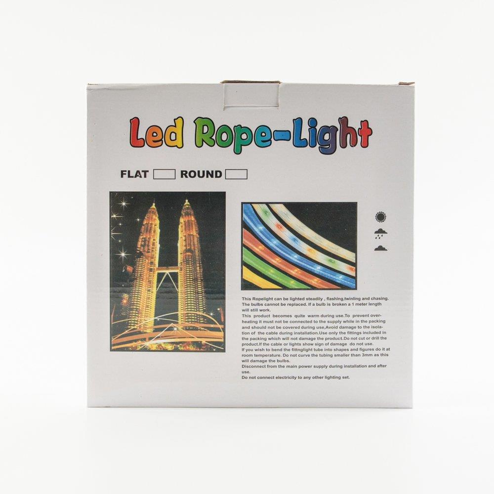 STAR CIRCULAR FLUORESCENT LED-ROPE LIGHT 10M_MULTICOLOUR