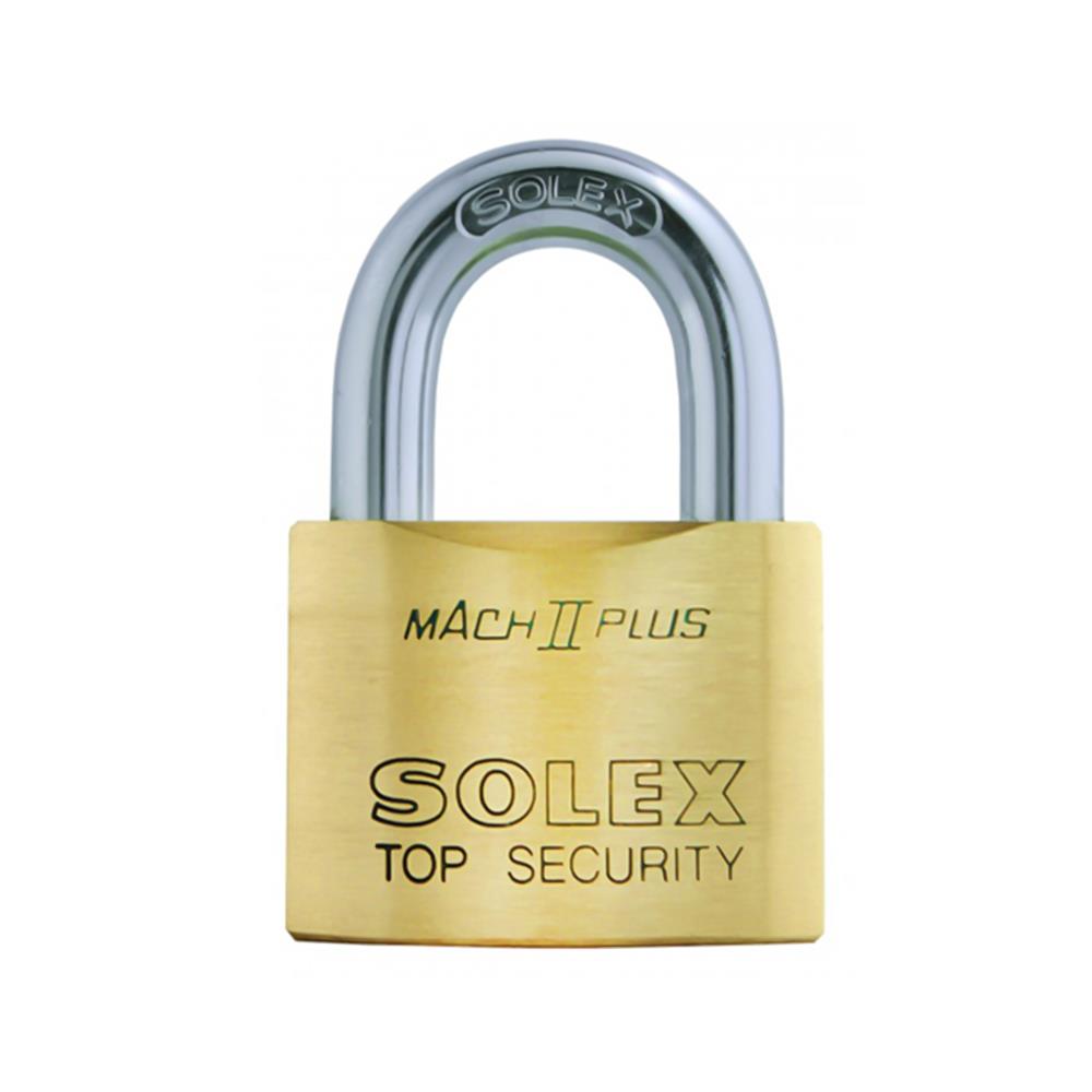 PADLOCK SOLEX MACH2PLUS45 45MM BRASS