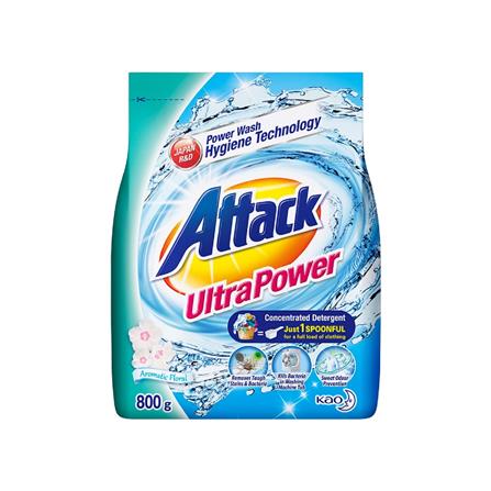 ATTACK POWDER DETERGENT ULTRA POWER 800G AROMATIC FLORAL