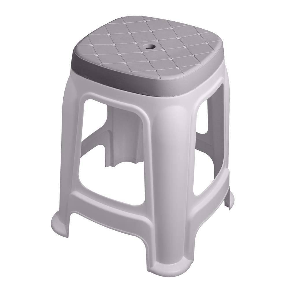 SPRING PLASTIC PP STOOL BELLA GREY