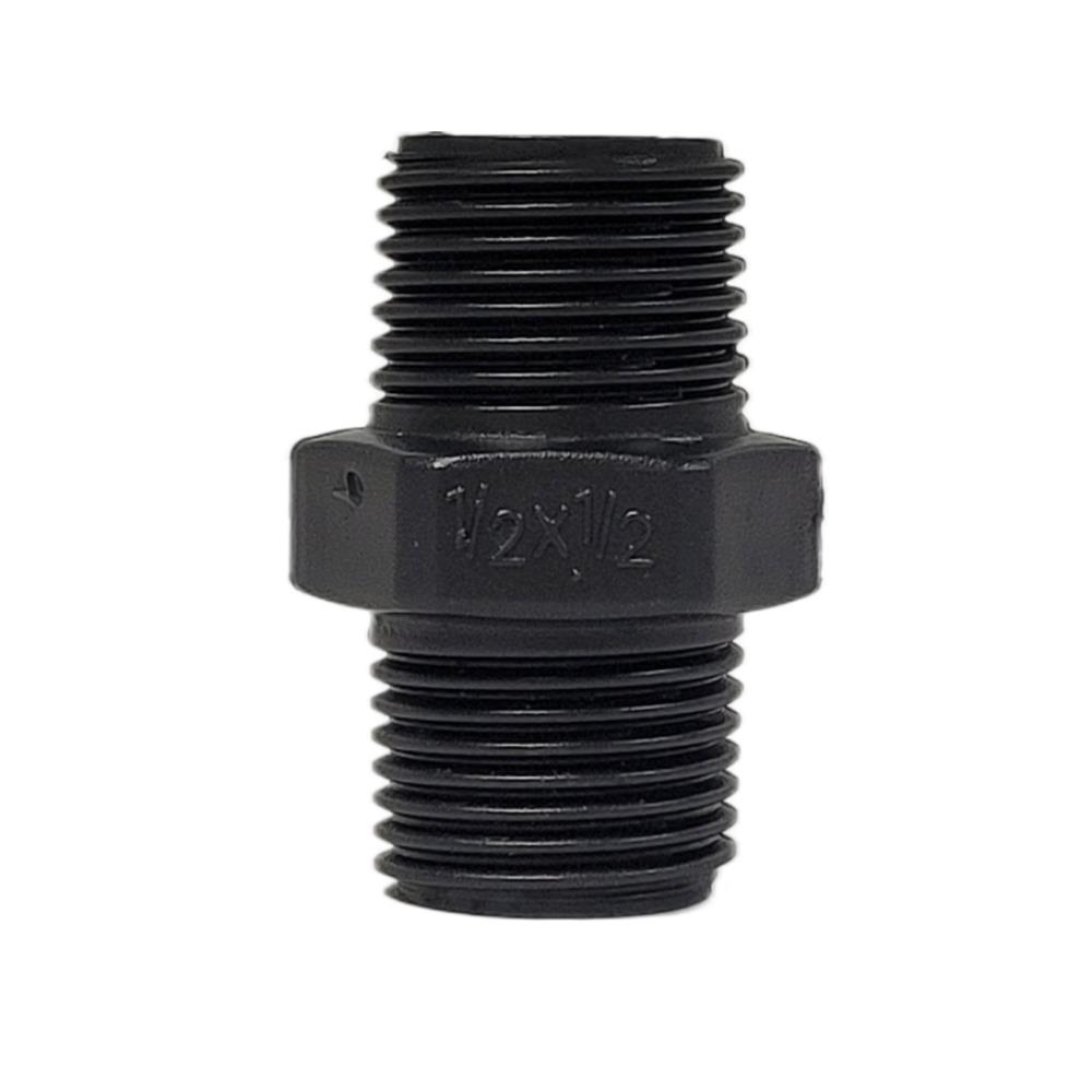 ATKC POLY FITTING EQUAL NIPPLE 1/2"