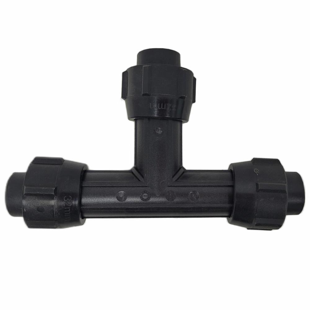 HANSEN POLY FITTINGS EQUAL TEE 32MM x 32MM