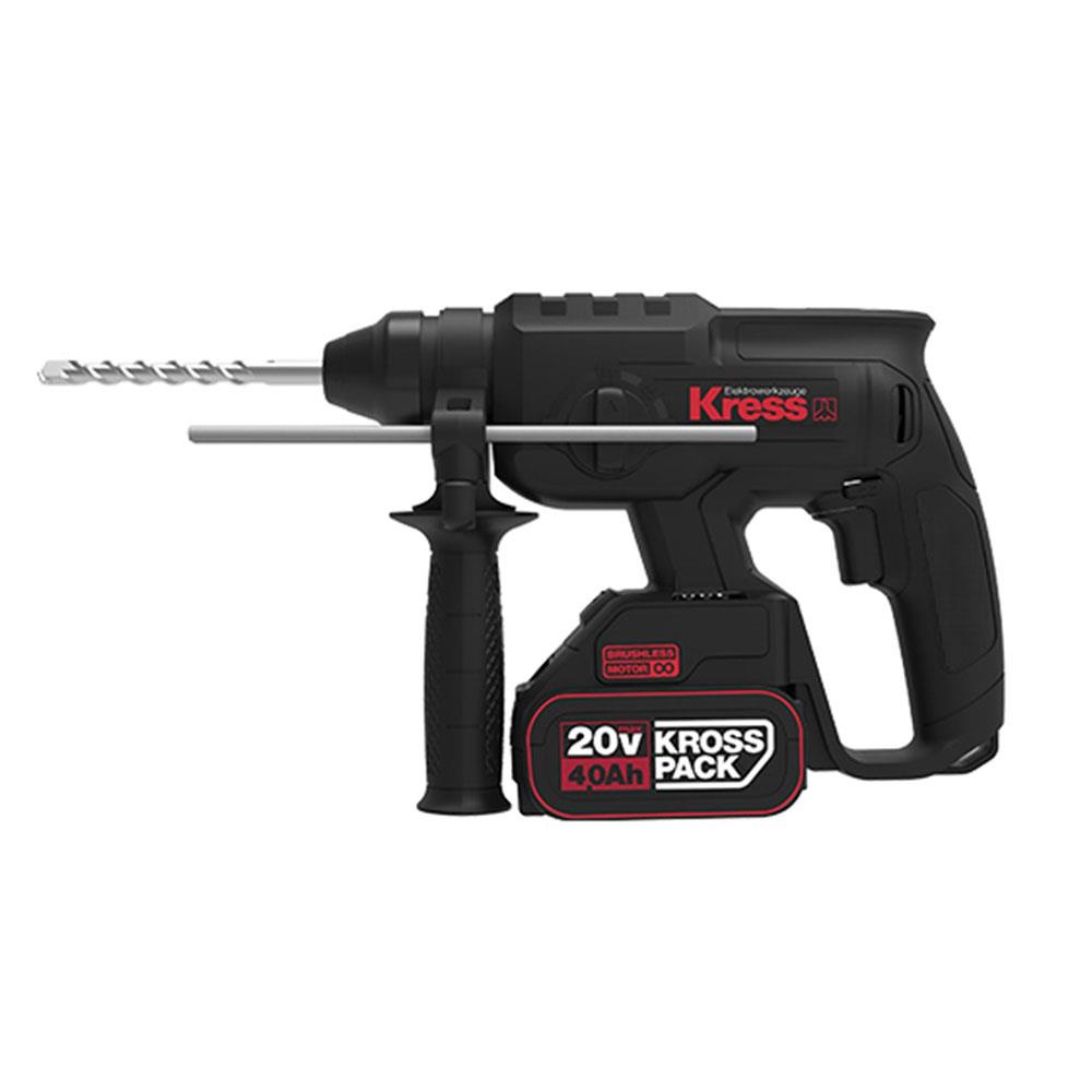 KRESS ROTARY HAMMER BRUSHLESS KU390 20V BLACK