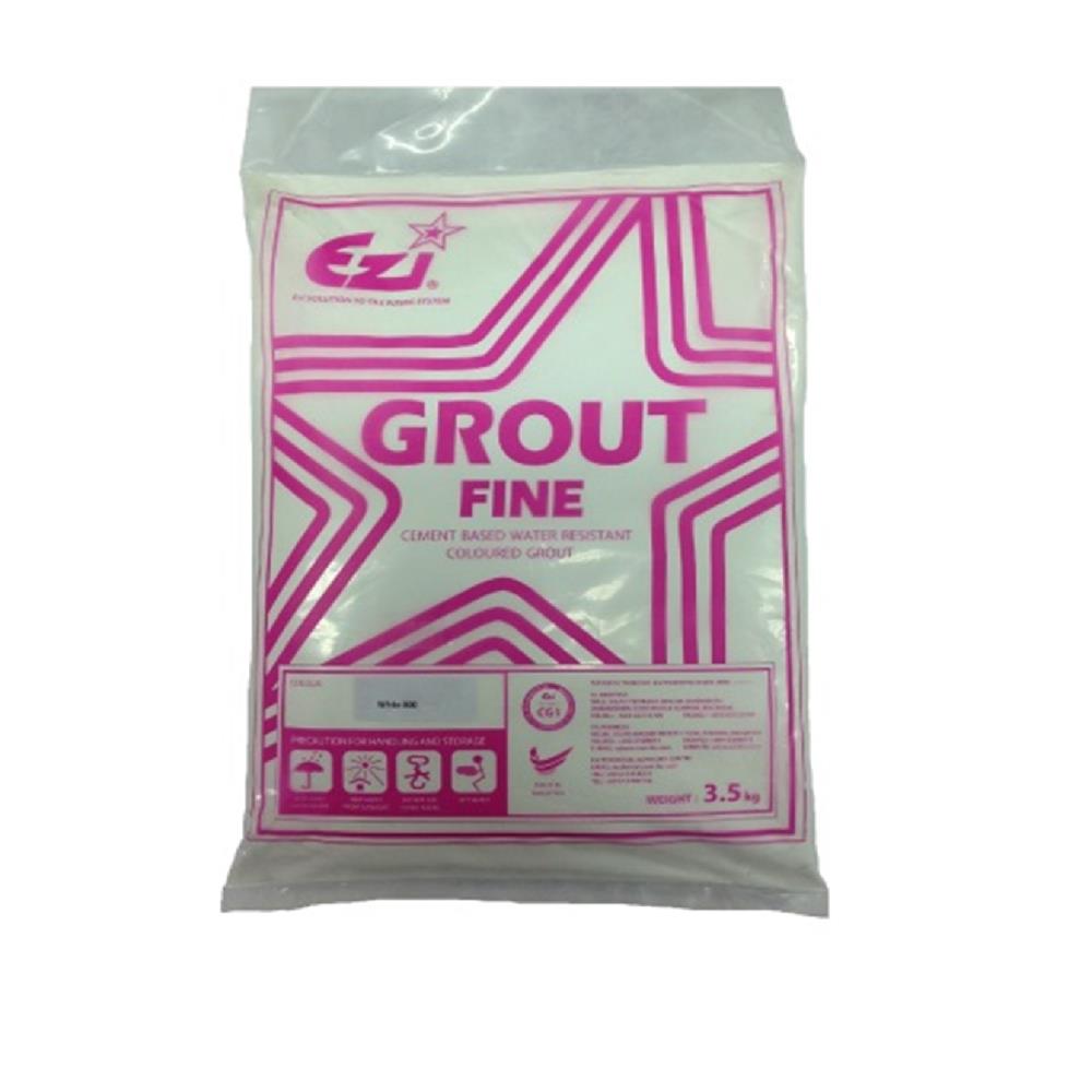 EZI GROUT TILES JOINT POWDER 301 WHITE 3.5KG