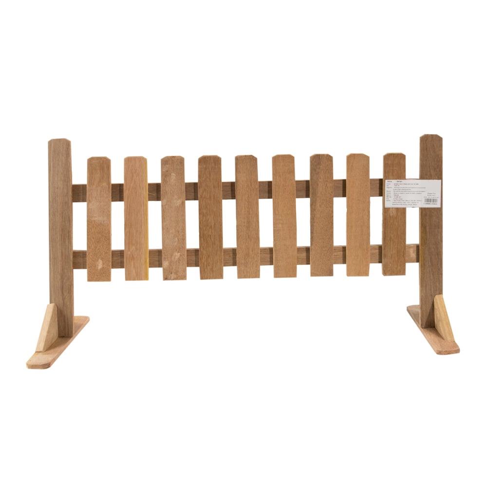 SPRING NICE WOODEN FENCE 70X40CM BROWN