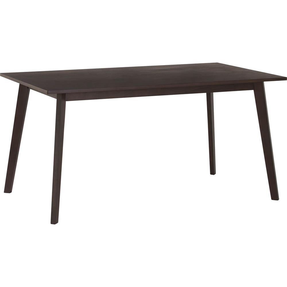 NUHOOM DINING TABLE CUBIST 150CM DARK CHESTNUT