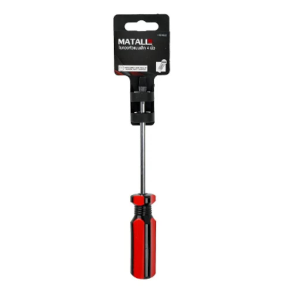 SLOTTED SCREWDRIVER MATALL 4" (-) 5x100