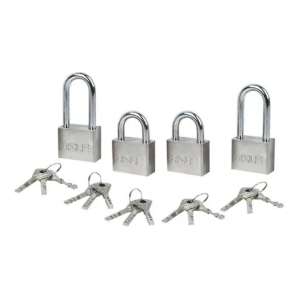 AZLE 40MM PADLOCK KEY-ALIKE PADLOCK SET 40MK SS 4EA
