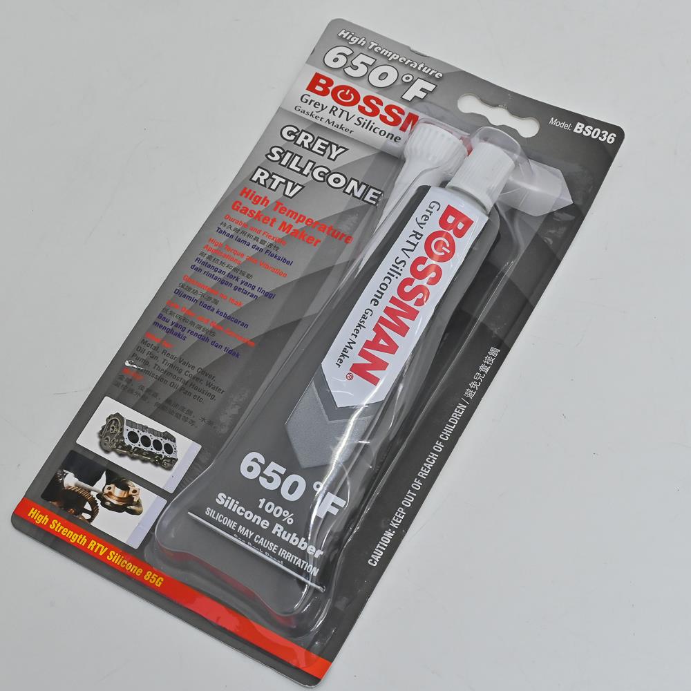 BOSSMAN RTV SILICONE GASKET MAKER BS036 85GM GREY