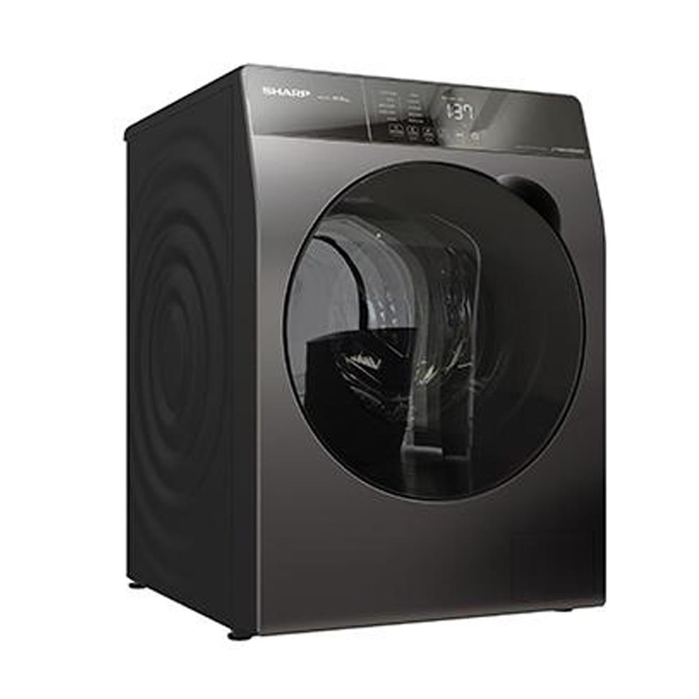 SHARP FRONT LOAD WASHING MACHINE ESFK1054SMG 10.5KG DARK SILVER