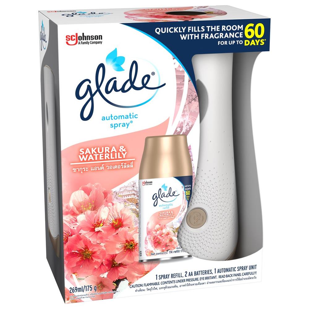 GLADE AUTO SPRAY 3IN1 STARTER SET 175G SAKURA