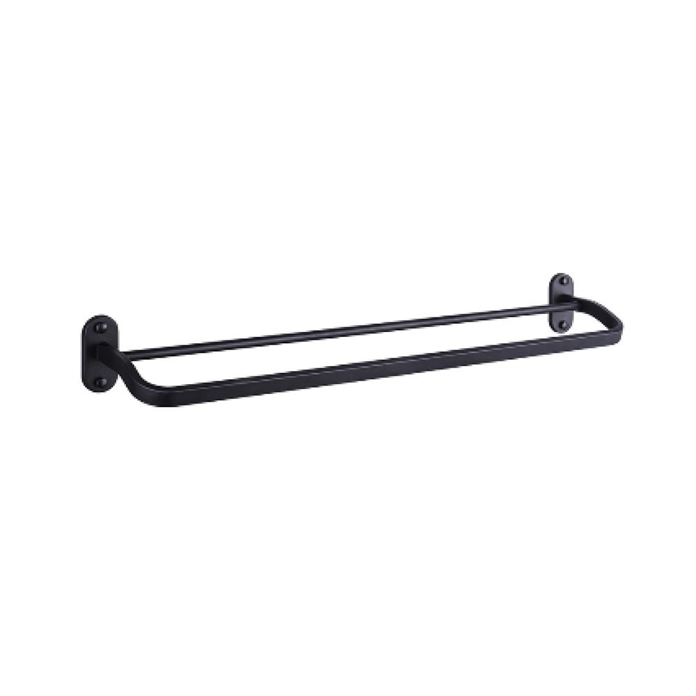RASLAND TOWEL BAR RA BLACK 80CM STAINLESS STEEL