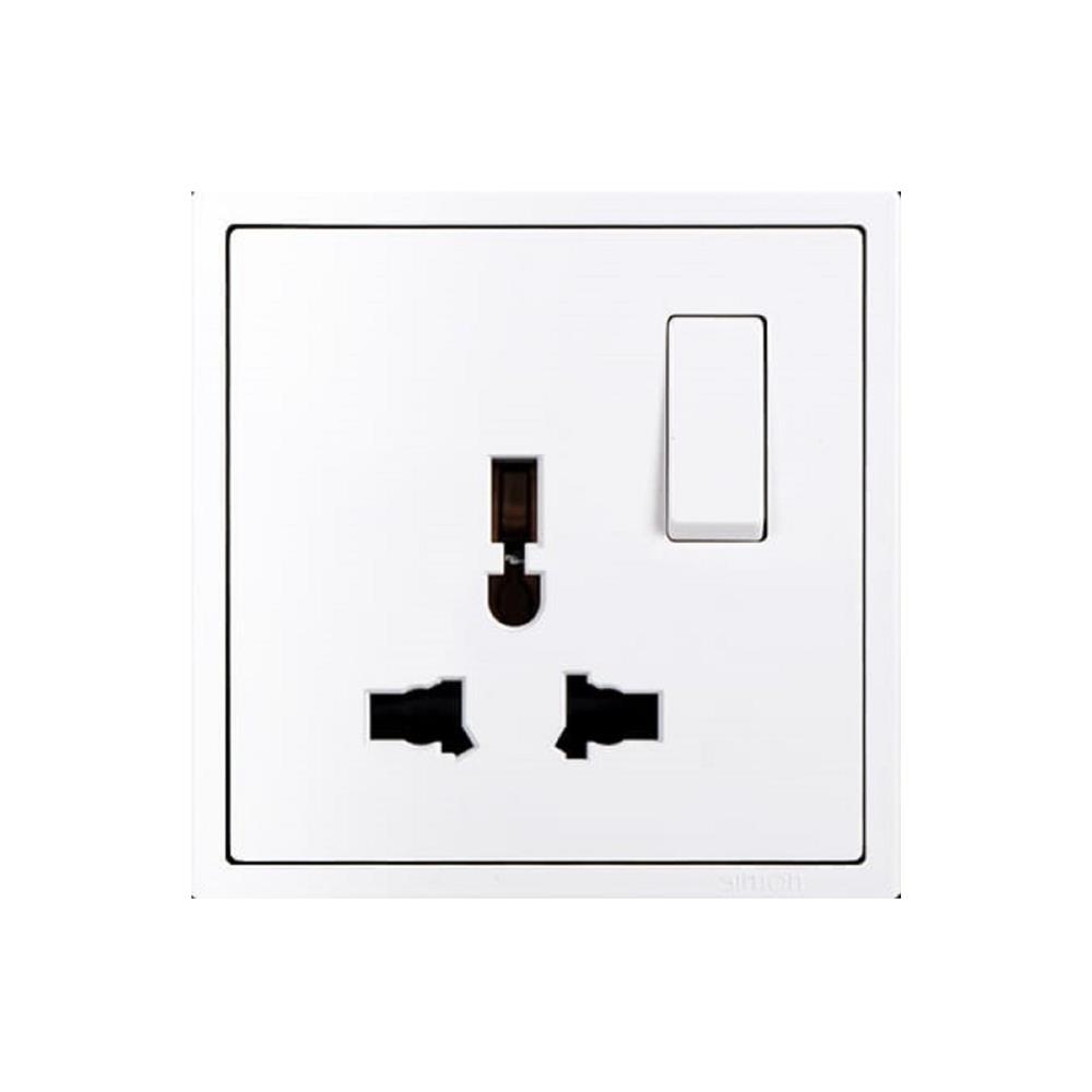 SIMON 13A UNIVERSAL SWITCH SOCKET H701089 WHITE