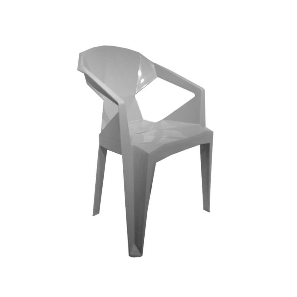 PLASTIC CHAIR SPRING ORIGAMI GREY