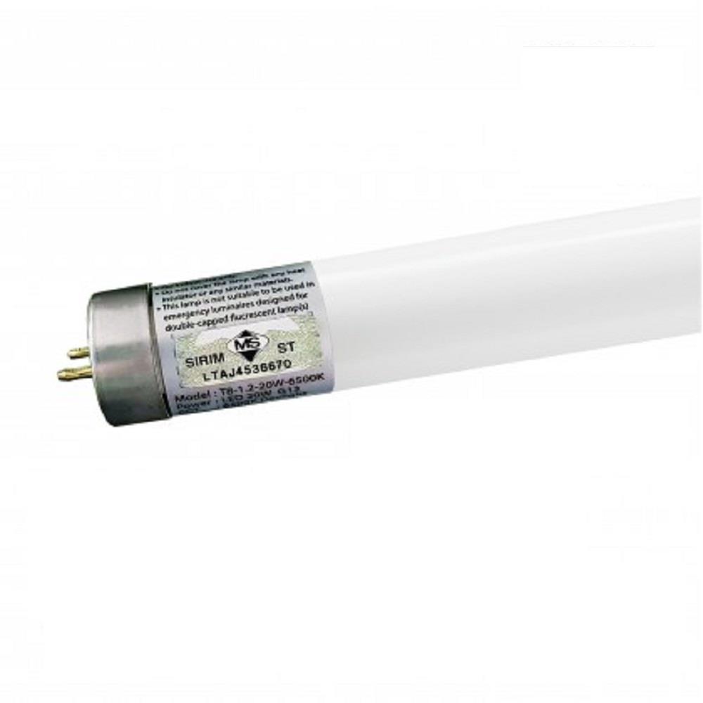 YETPLUS LED T8 TUBE 20W-6500K 4FT G13