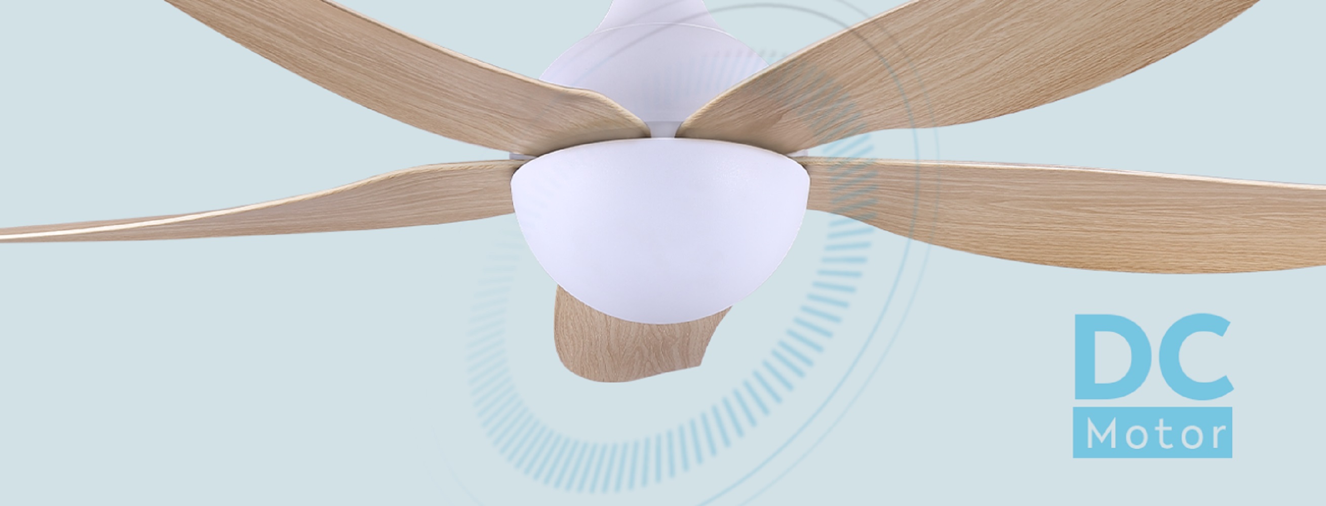 ALPHA CEILING FAN AX80 5BLADE MAPLE ABS 56"