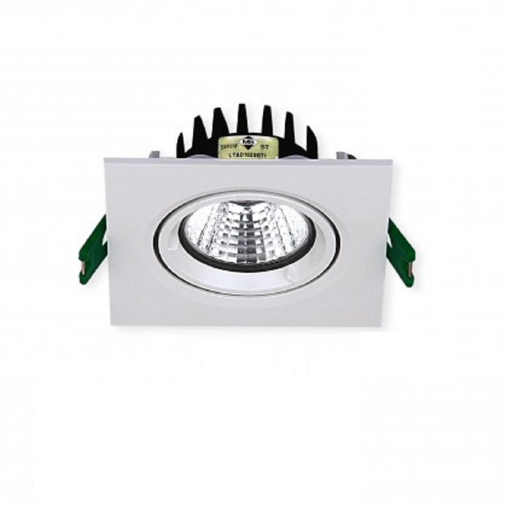 YETPLUS RECESSED EYEBALL LED EB965 5W WARM WHITE (3000K) SQUARE WHITE