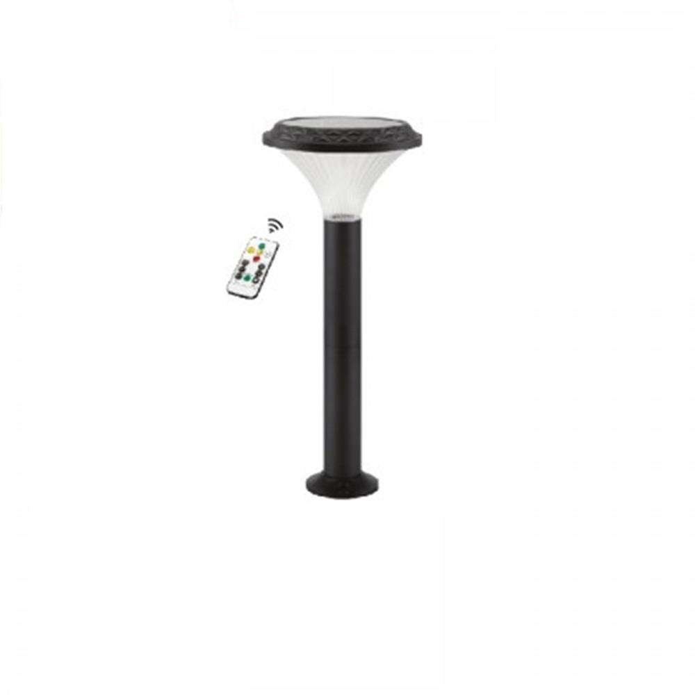 YETPLUS SOLAR BOLLARD P6502 3C 20W H65 BLACK