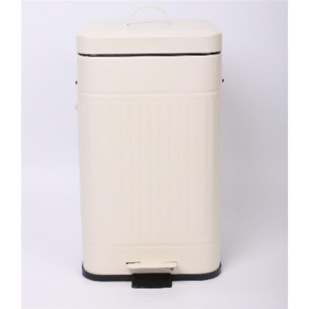 SQUARE DUSTBIN META ACOO 12L CREAM 23X31X43CM
