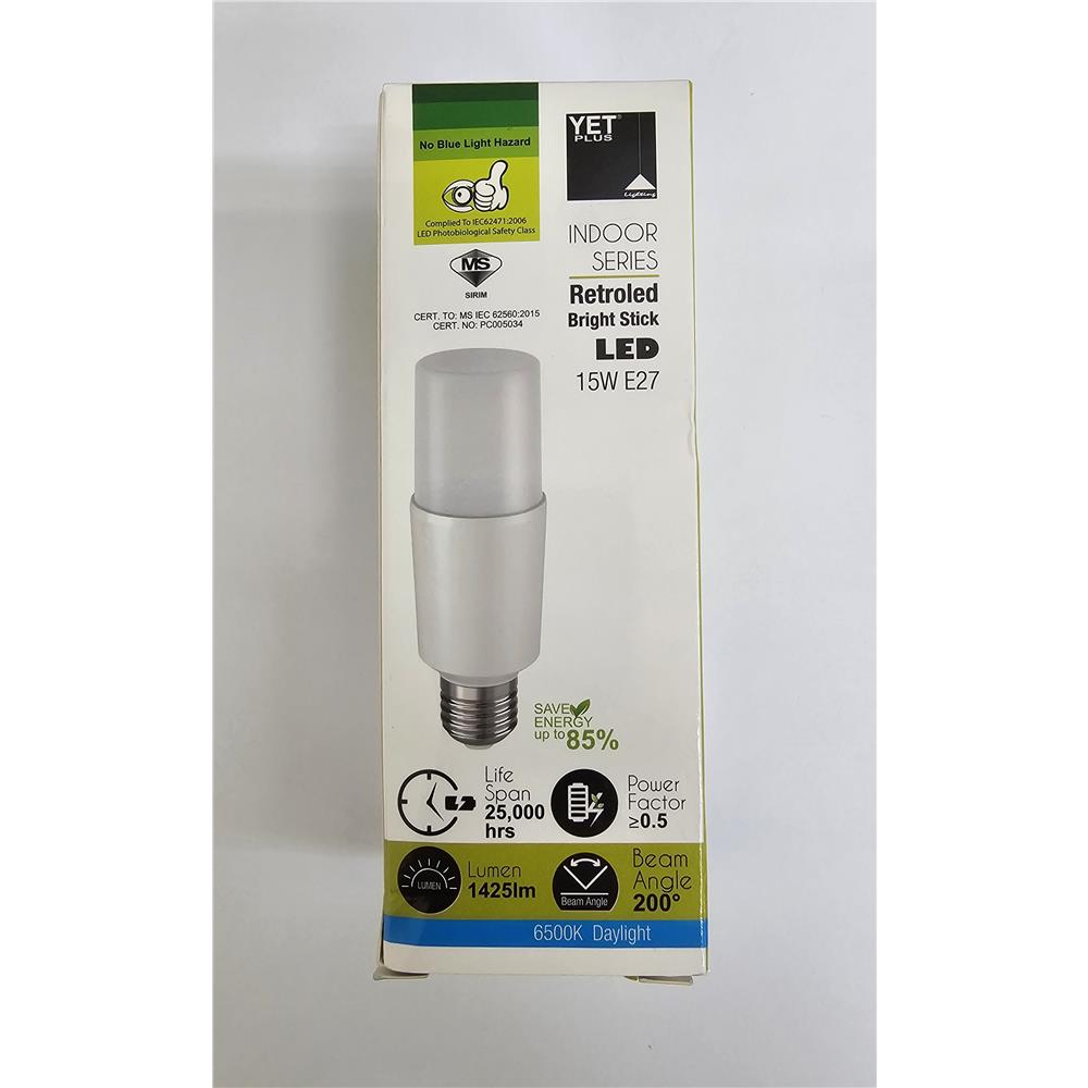 YETPLUS LED STICK T44 15W 6500K E27 MS