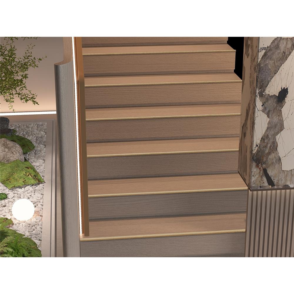 TARA PVC L-PROFILE 240X2.5X0.7CM DBV50 OAK LIGHT BEIGE