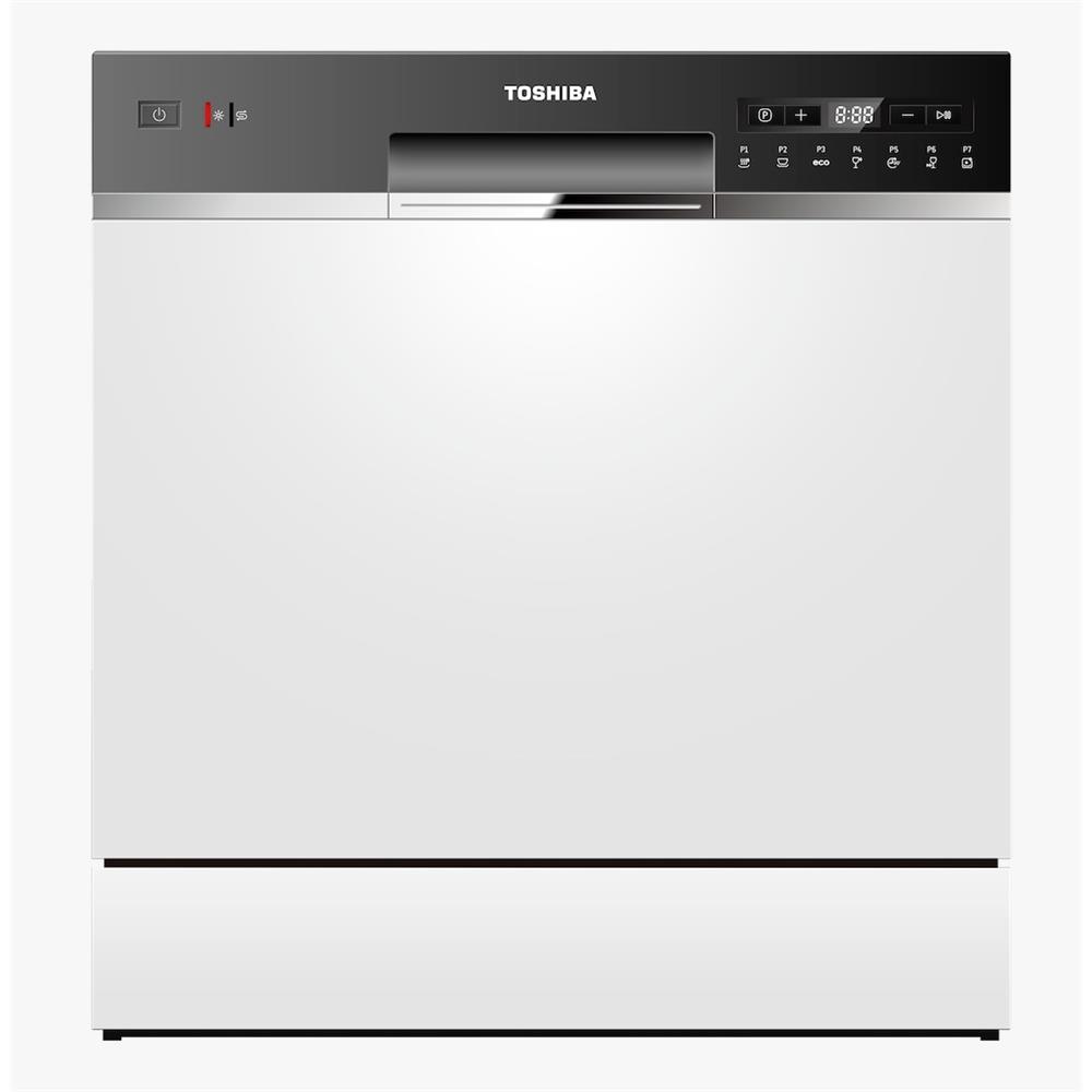 TOSHIBA TABLE TOP DISHWASHER DW-08T1(S)-MY 55CM 8 PLACE SETTINGS
