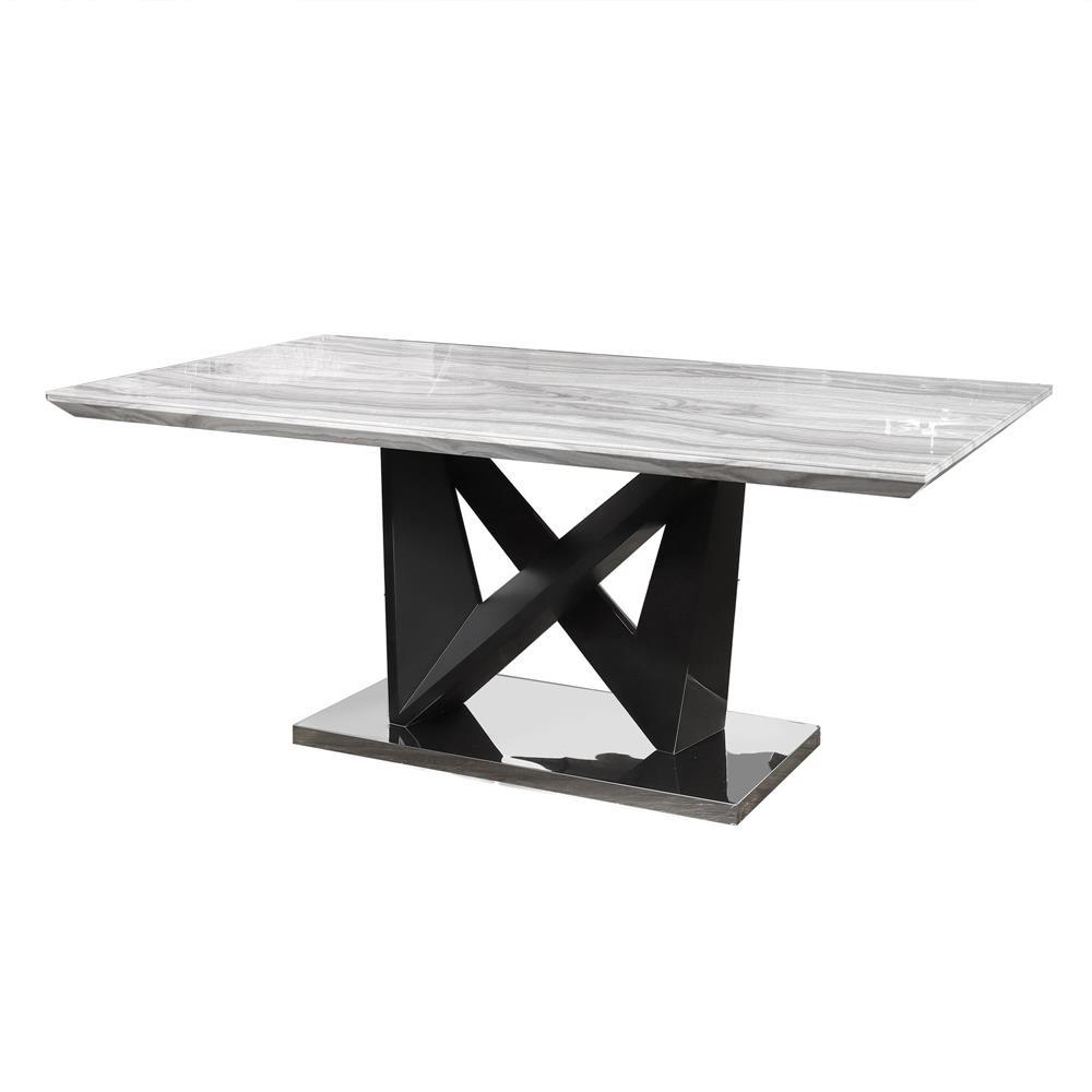 DINING TABLE FURDINI MORITZ-MORE GREY/BLACK [EXCLUSIVE FROM HOMEPRO ...
