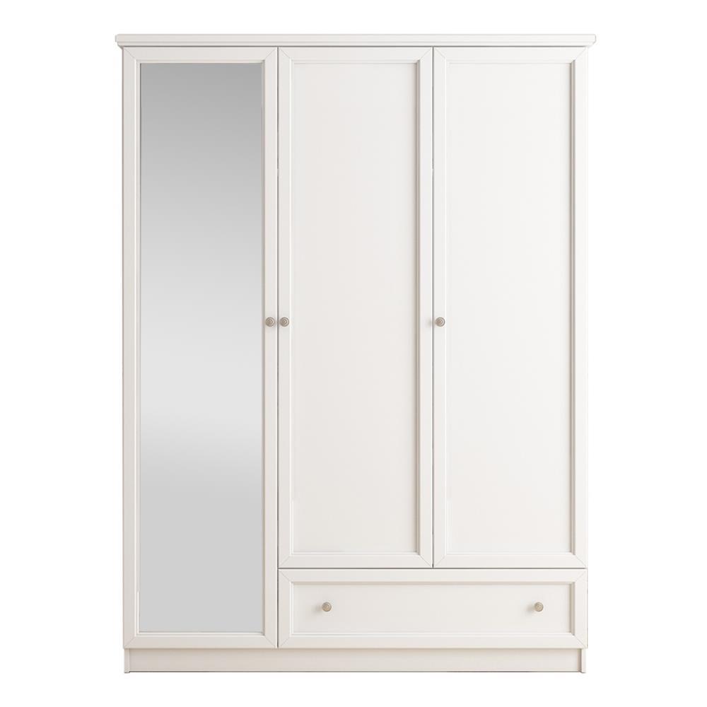 WARDROBE WITH 3 DOORS FURDINI HELENA 150CM WHITE (PRE-ORDER IMPORT PRODUCTS)