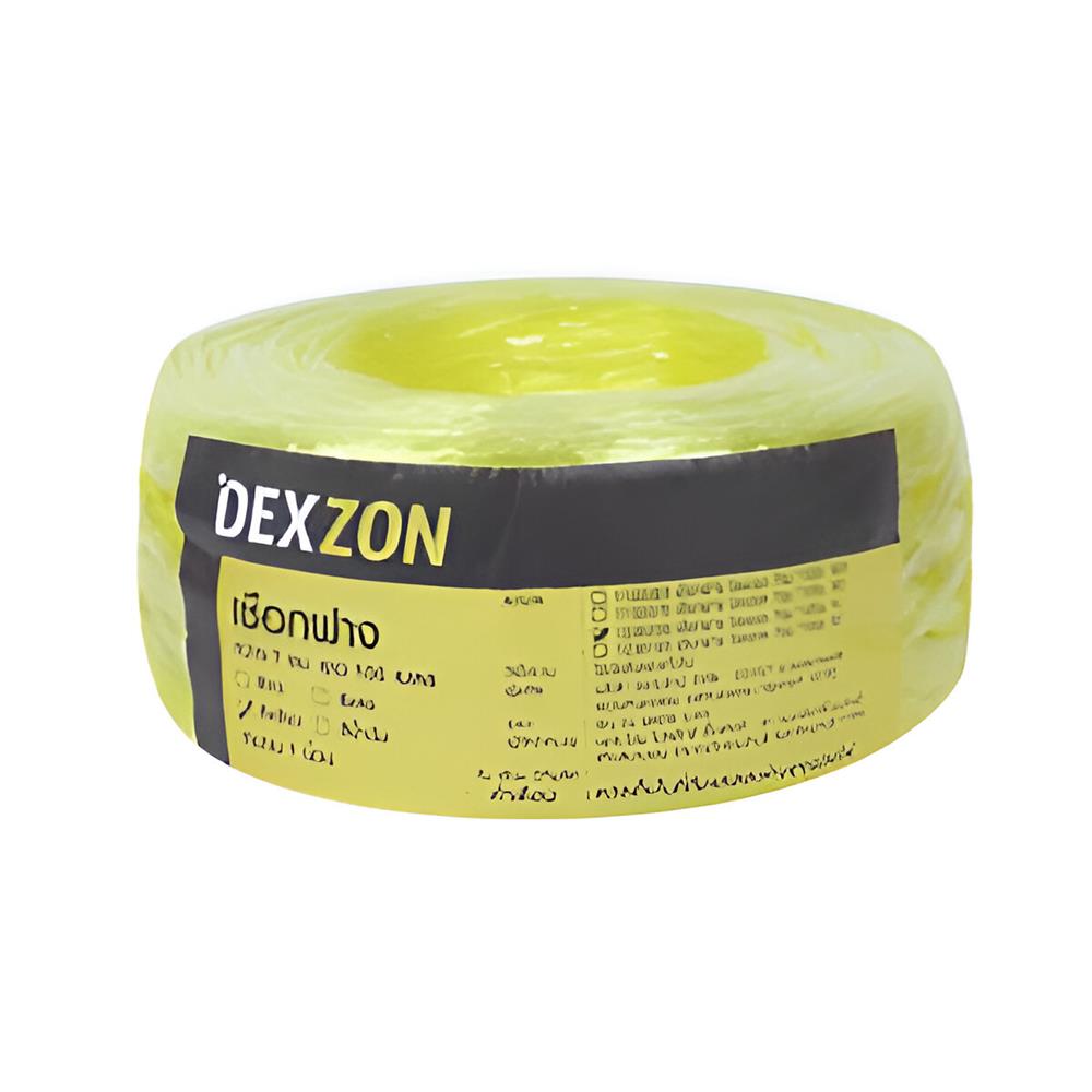 DEXZON PLASTIC ROPE 7CMX100M YELLOW