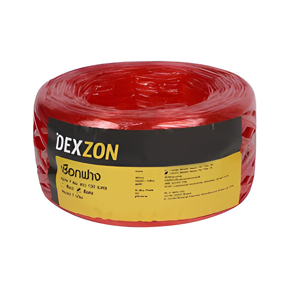 DEXZON PLASTIC ROPE 7CMX100M RED