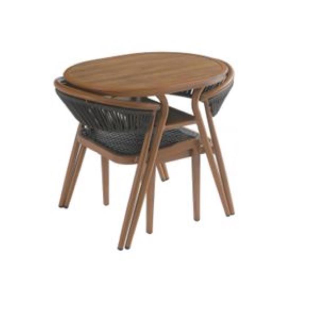 SURAYA 2-SEAT PATIO SET SPRING, WOODEN