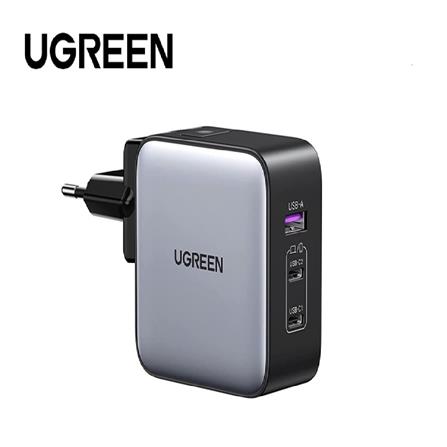 UGREEN 65W 2C1A WORLDWIDE TRAVEL GAN FAST CHARGER INTERCHANGEABLE UK/US ...