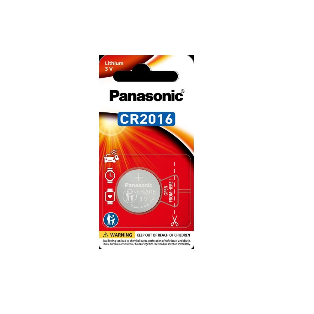 PANASONIC COIN BATTERY LITHIUM 3V CR-2016PT/1B