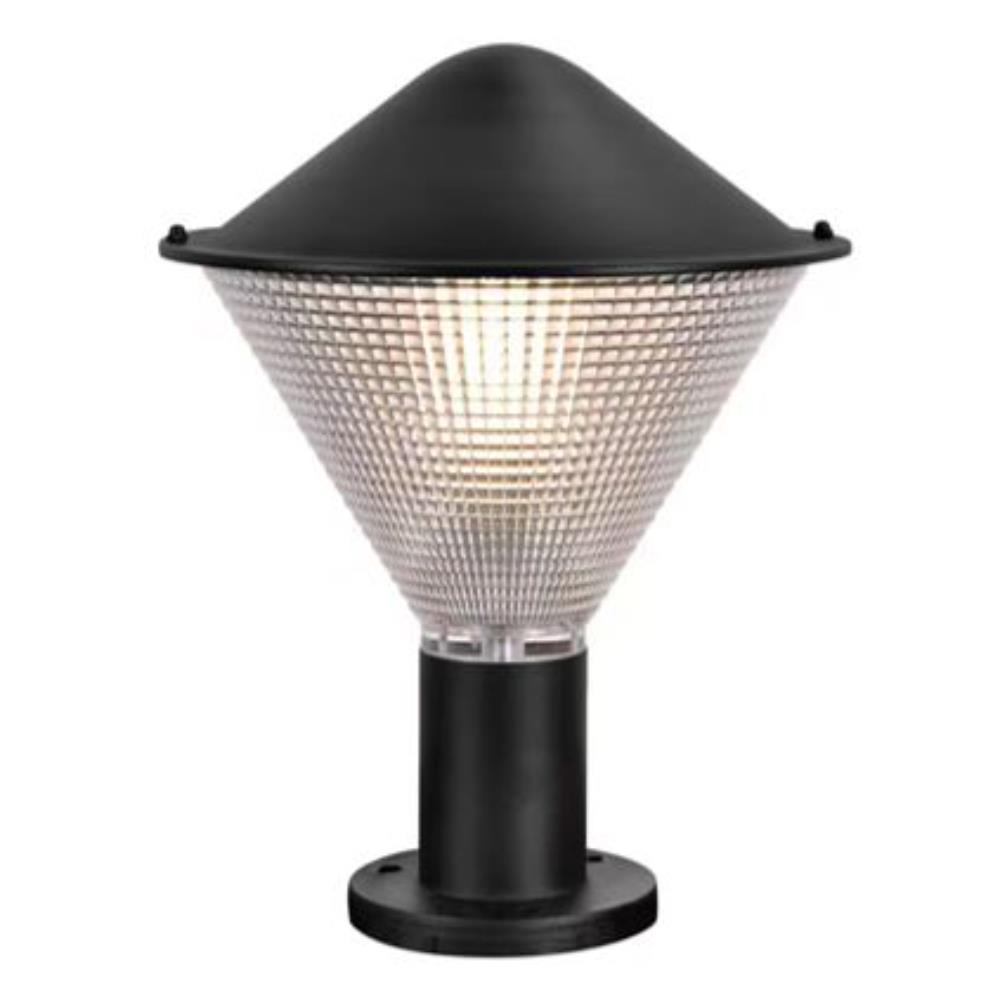 BRIGHT OBJECTIVES OUTDOOR GATE LAMP 8883/S E27 BLACK 25CM