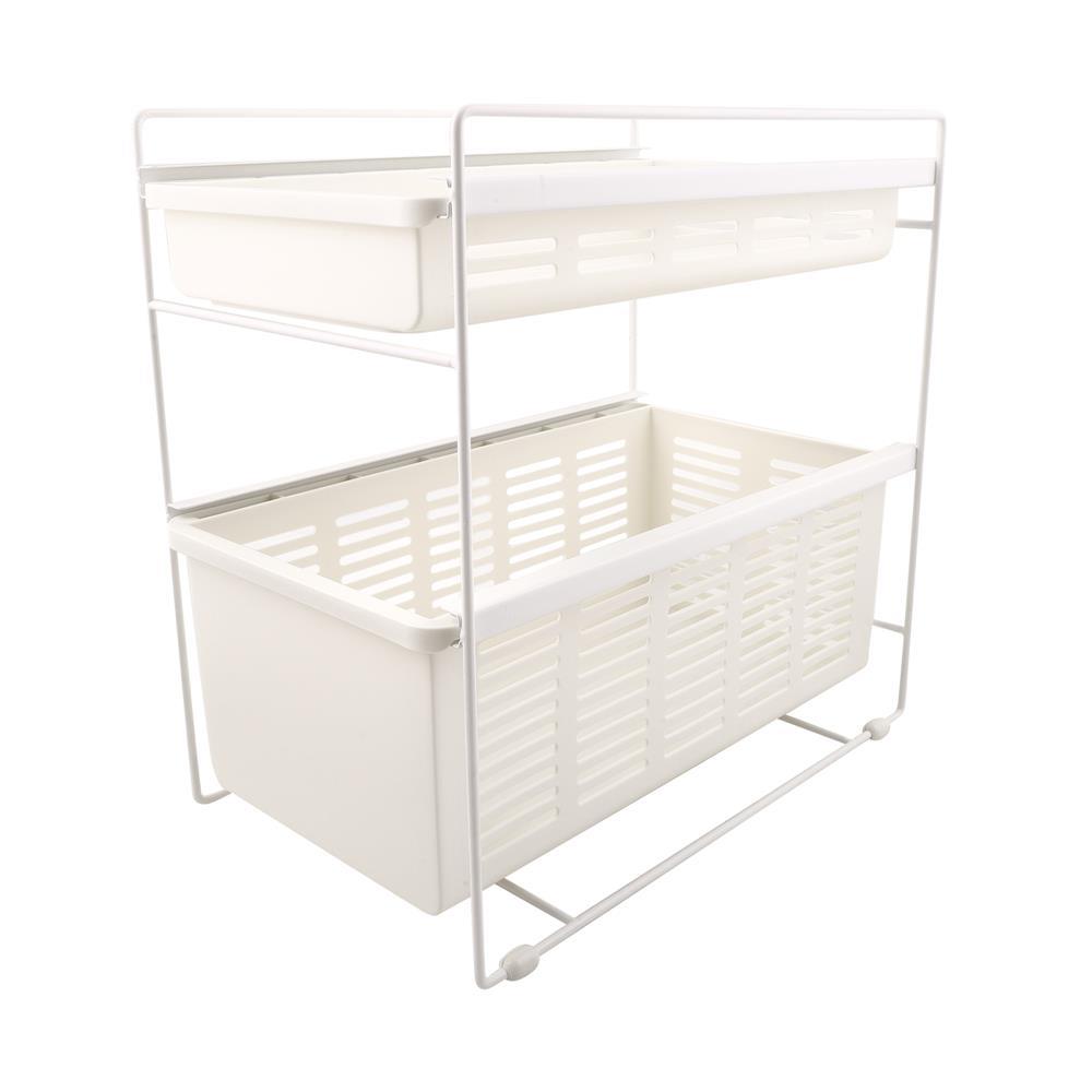 2-TIER KITCHEN STORAGE RACK WITH DRAWERS KECH CHIC [PRE-ORDER IMPORT ...